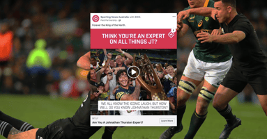 Sporting News and BWS Use Gamification Marketing to Engage NRL Fans